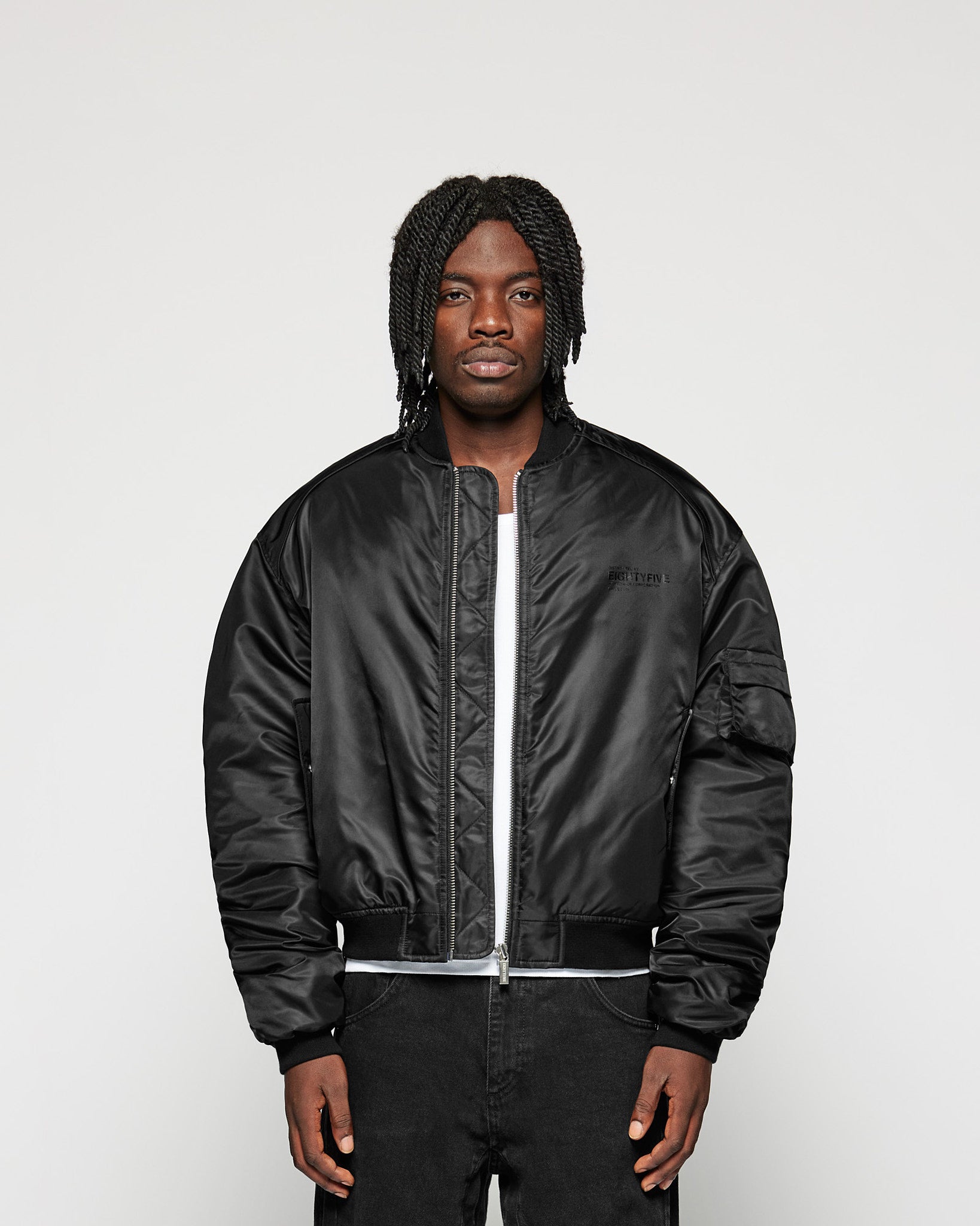 Glossed Bomber Jacket – eightyfiveclo