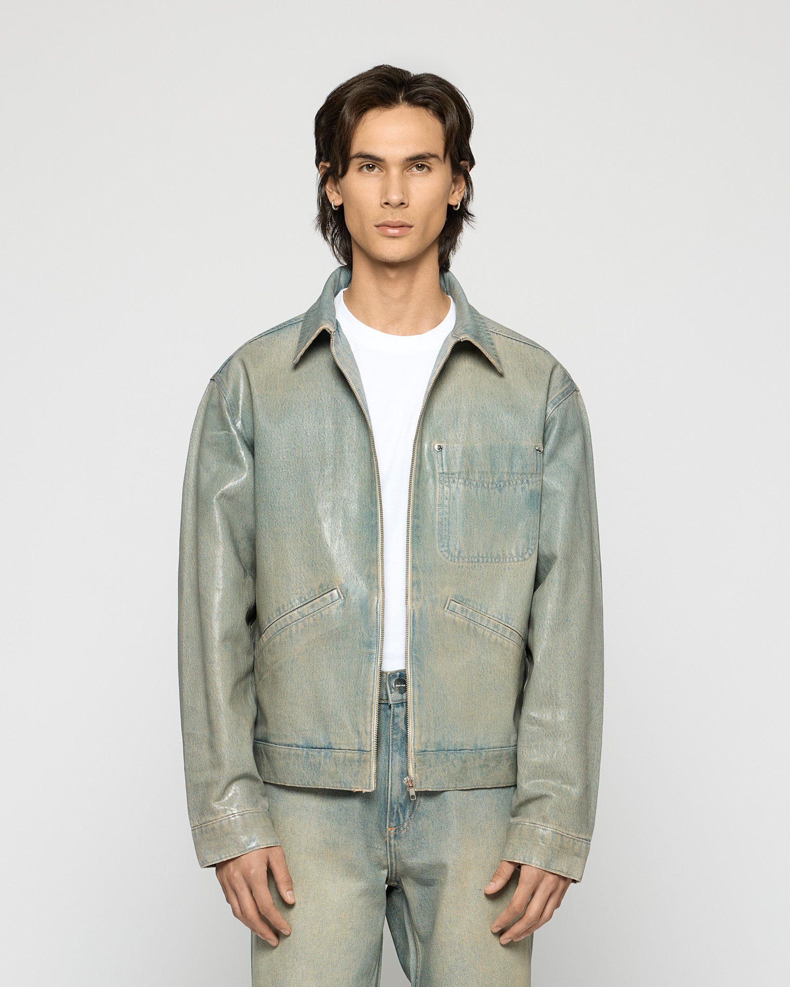 Coated Denim Jacket – eightyfiveclo