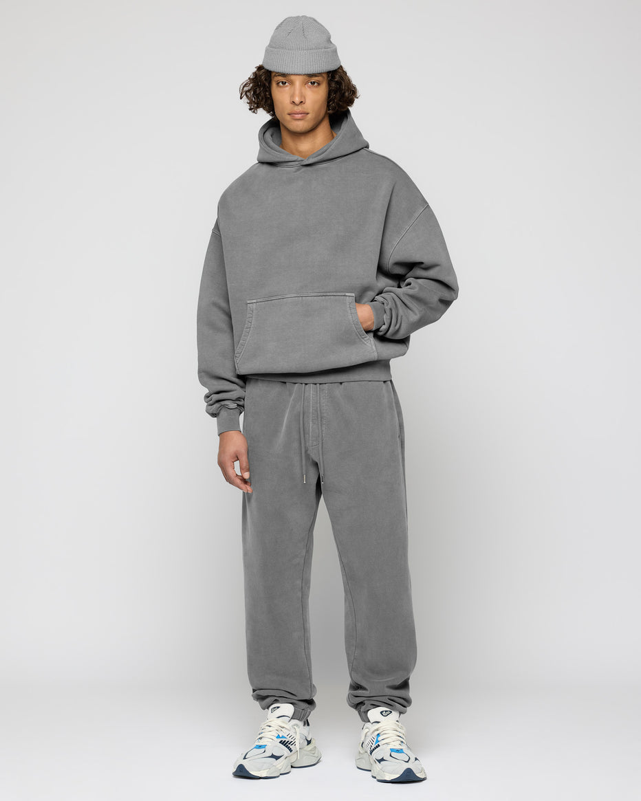 Heavy Stone Gray Basic Hoodie – eightyfiveclo