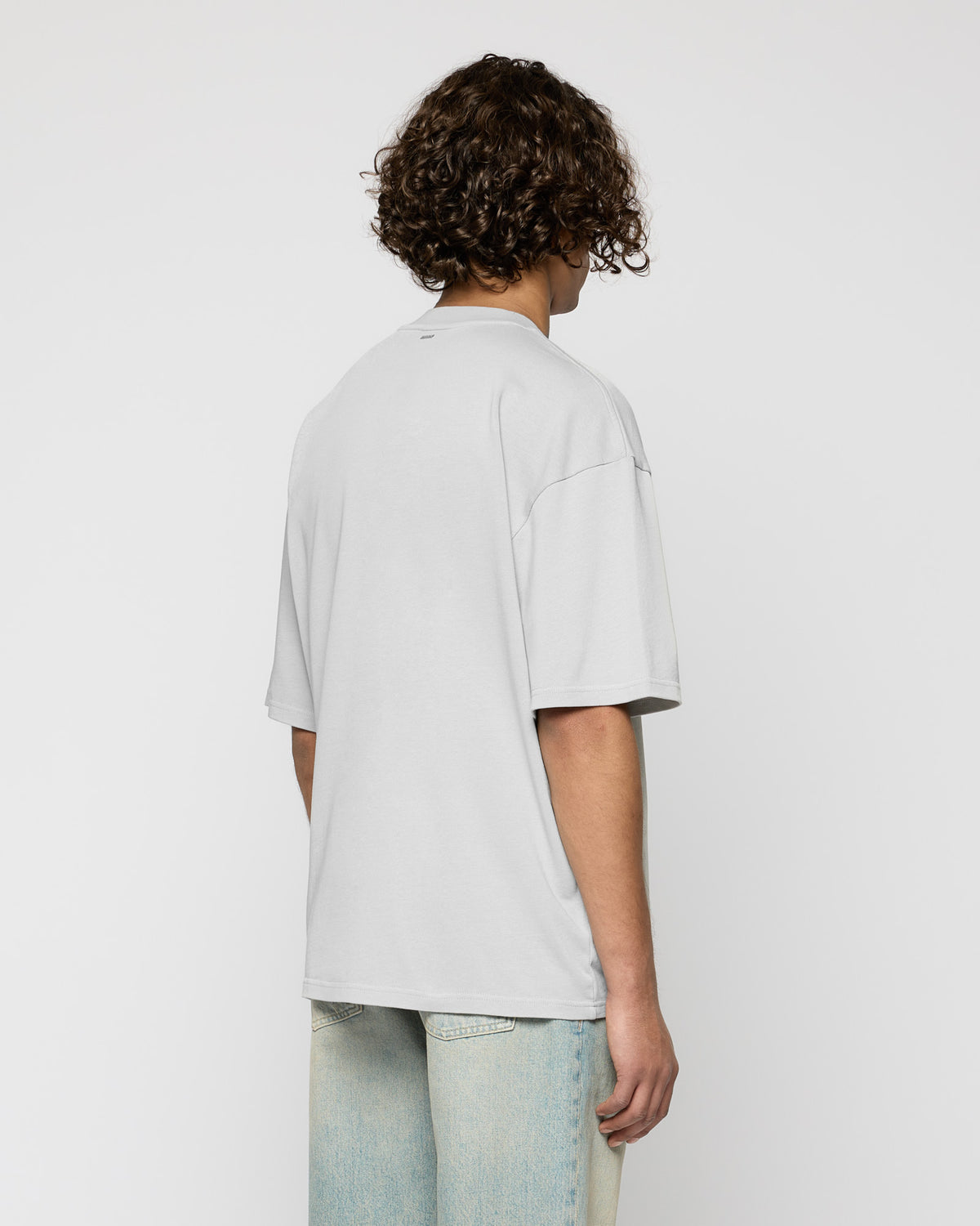 Heavy Light Grey Basic T-Shirt – eightyfiveclo