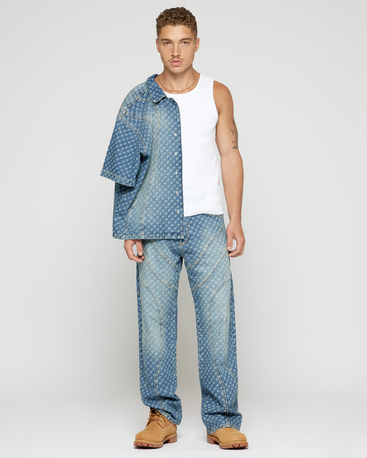 Monogram Loose Denim – eightyfiveclo