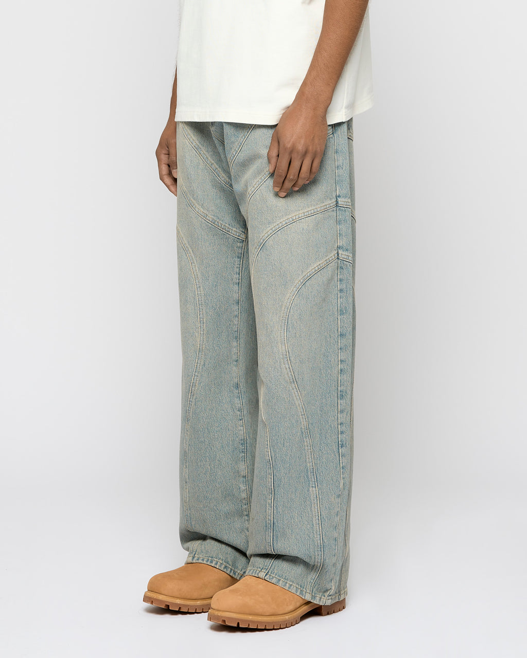 Dividing Seam Baggy Denim – eightyfiveclo