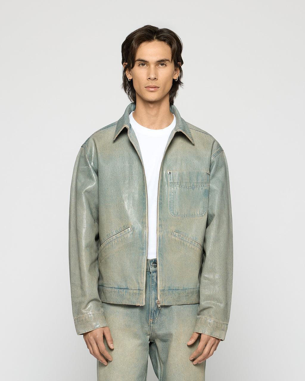 Coated Denim Jacket – eightyfiveclo