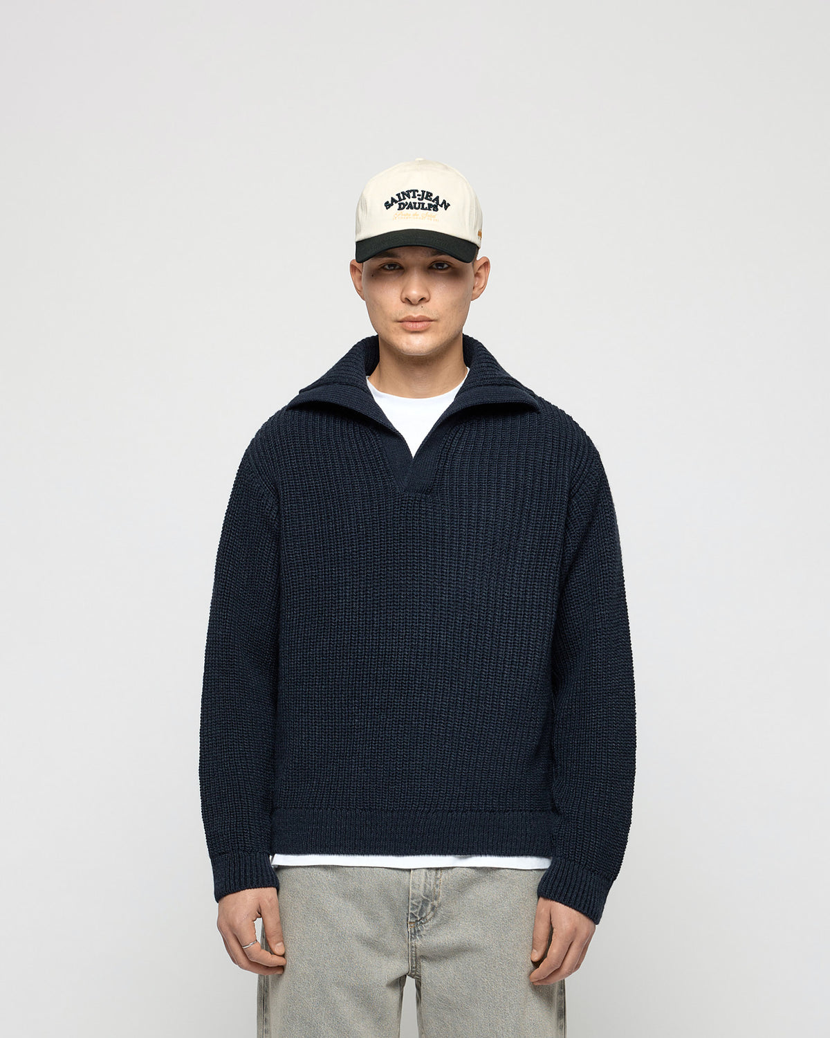 Knitted Polo Sweater – eightyfiveclo